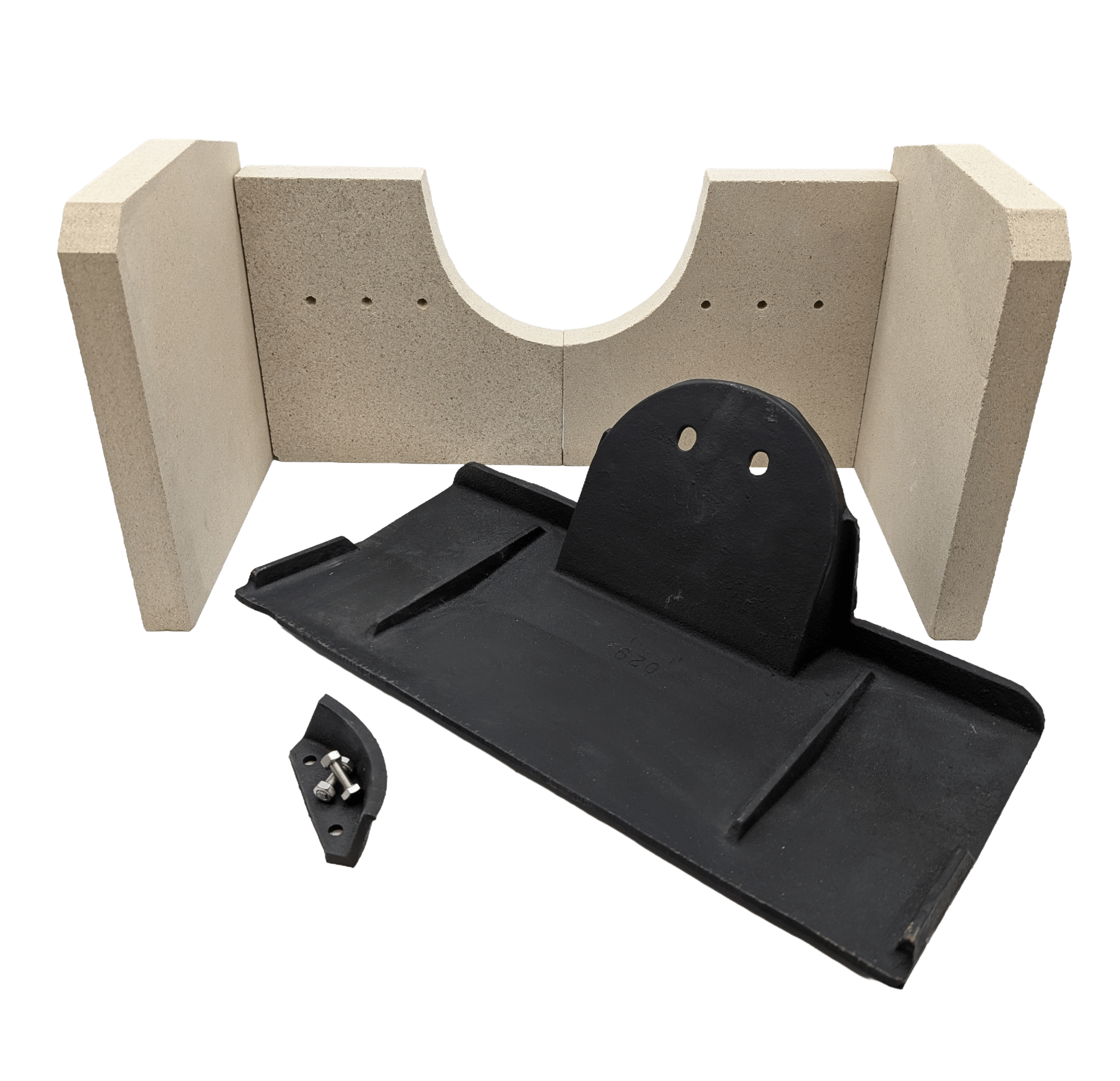 Franco Belge Monaco Baffle & Fire Brick Set | Premium Replacement Parts ...